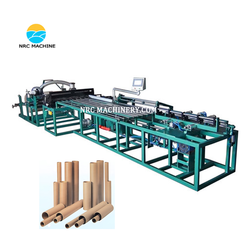 Parallel Paper Tube Rolling Machine Paper Core Forming Cutting Machine ...