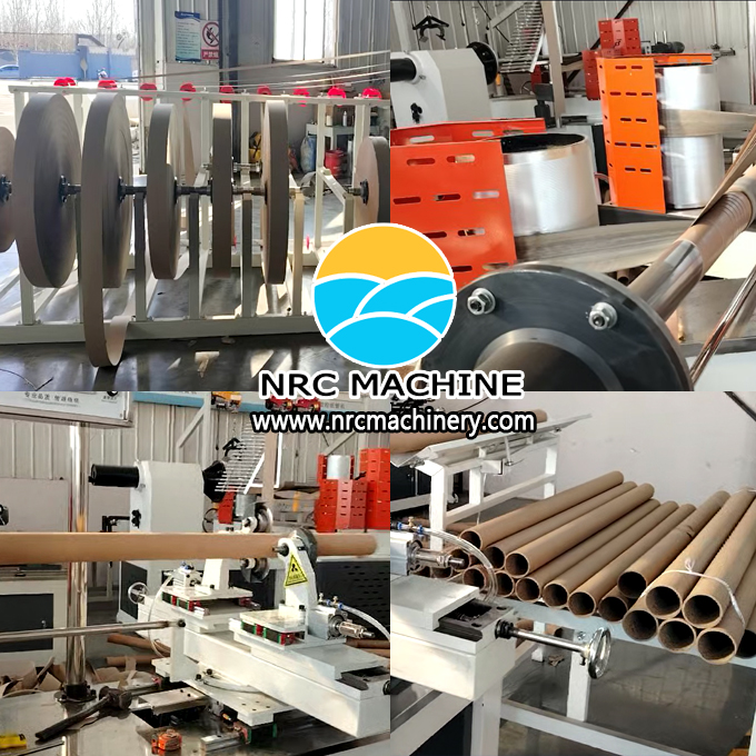 High Speed Paper Tube Core Roll Making Machine - NRC MACHINE