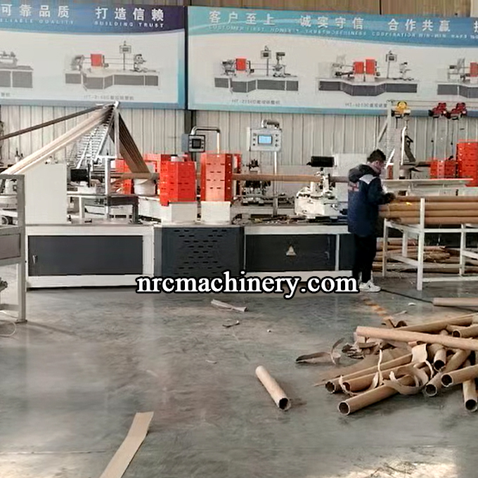 High Speed Paper Tube Core Roll Making Machine - NRC MACHINE