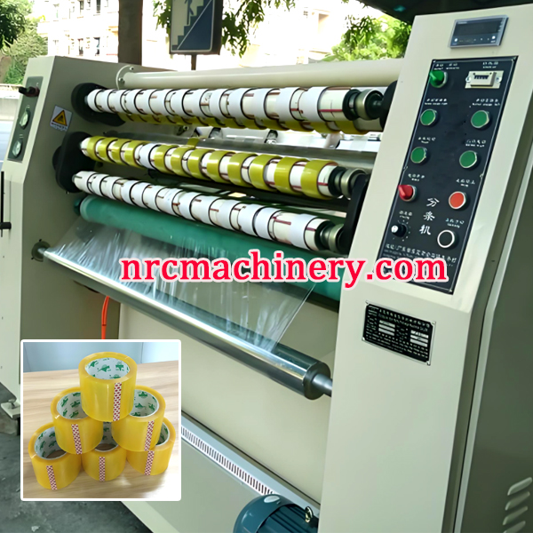 NRC Precision Tape Roll Converting Making Machine - NRC MACHINE
