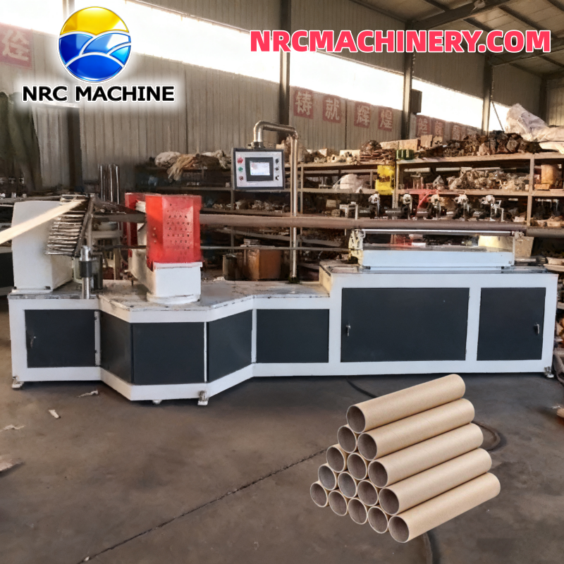 Automatic Paper Tube Making Machine With Five Cutters - NRC MACHINE