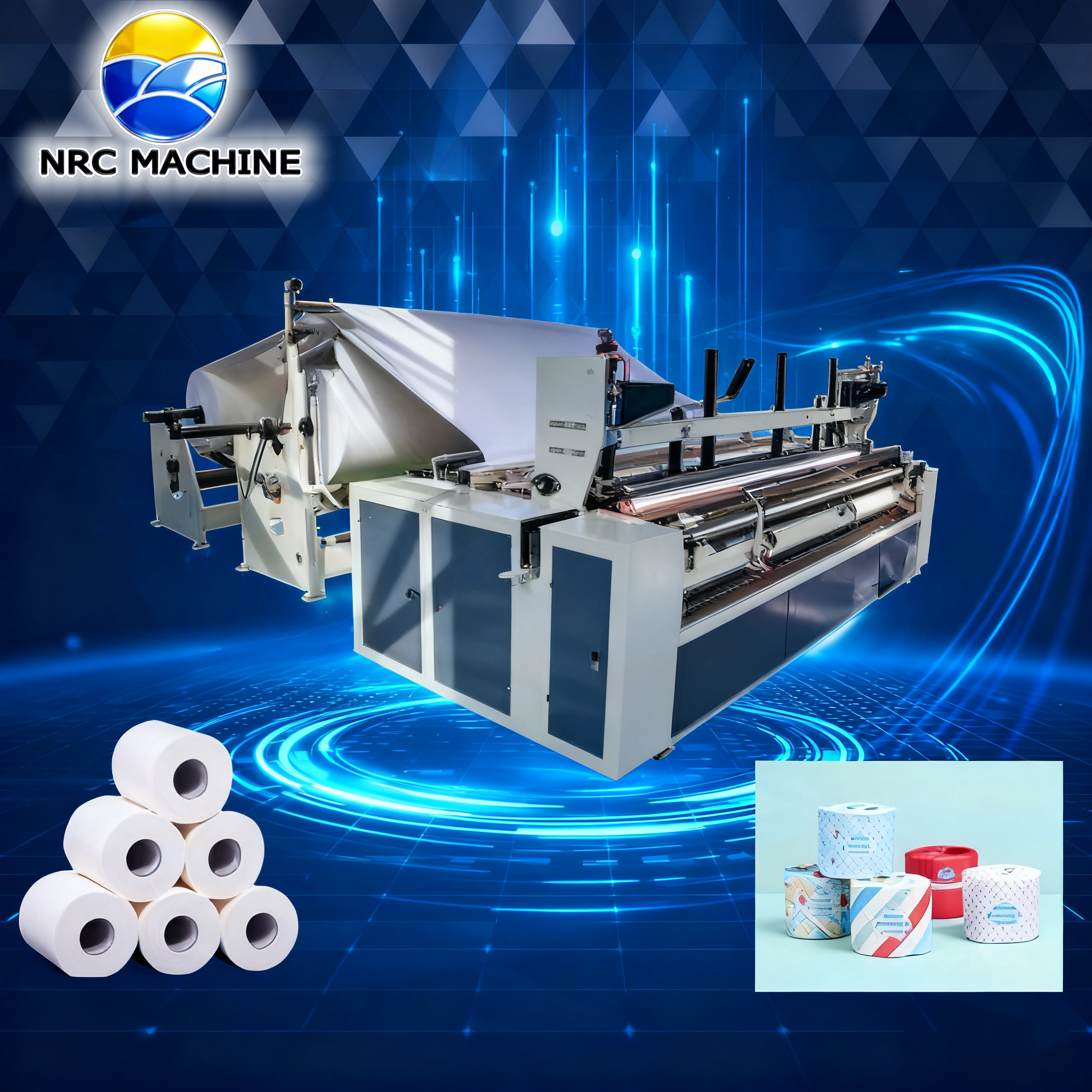 Machines for Making Toilet Paper - NRC MACHINE