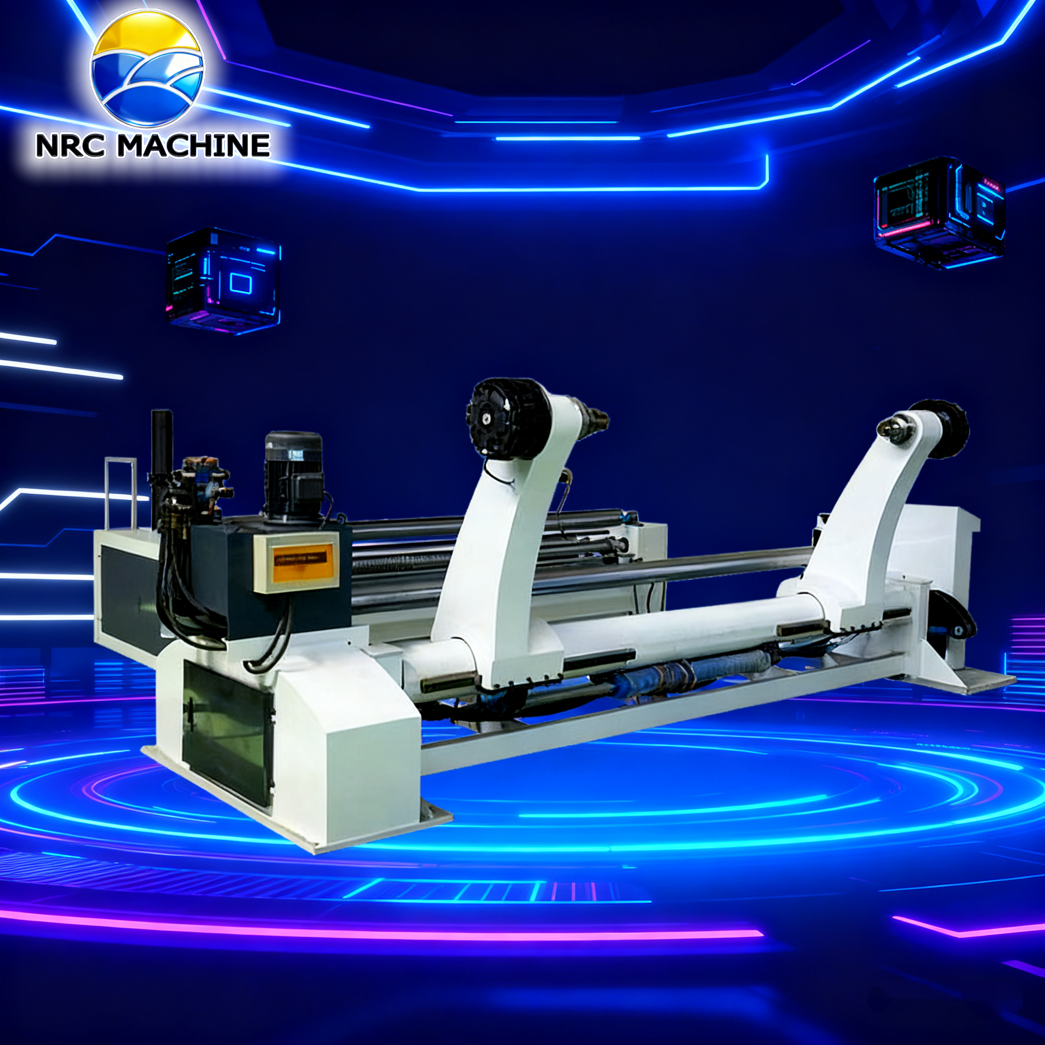NRC1600 Automatic Paper Roll Slitter Rewinding Machine - NRC MACHINE