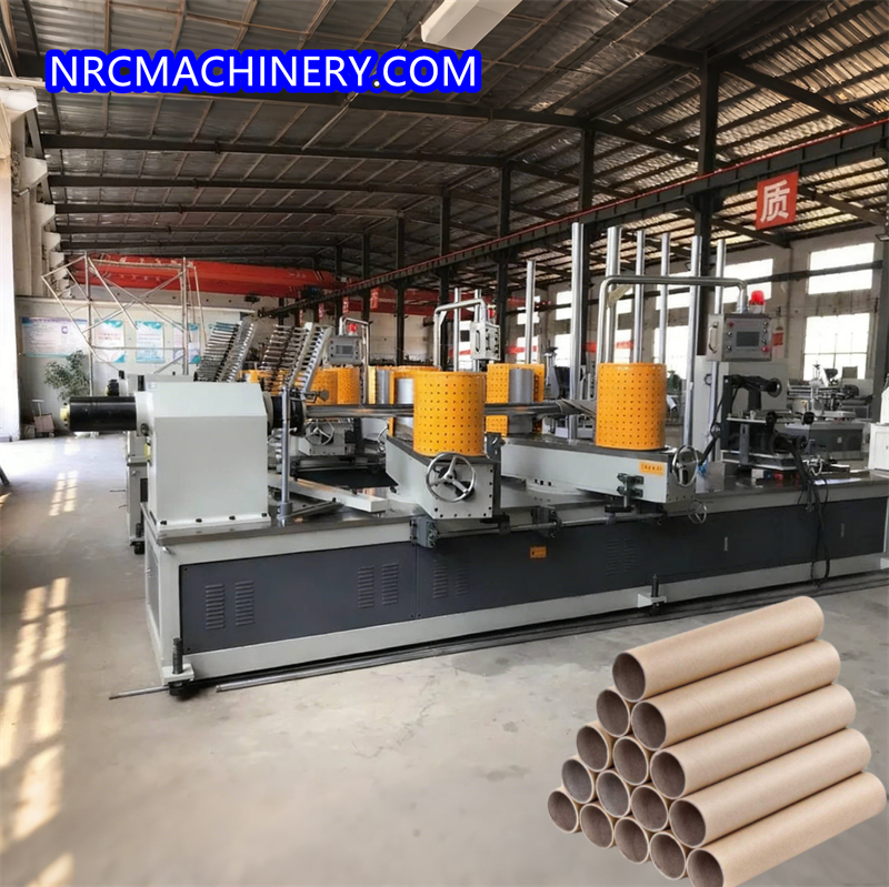 200mm Inner Diameter CNC Paper Core Pipe Tube Making Machine Automatic ...